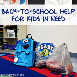 Back-to-School Help for Kids in Need - Comic Con Family