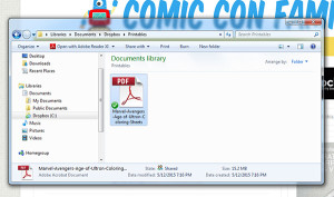 How to Print 2 Printables on 1 Sheet of Paper (PDF files) - Comic Con ...