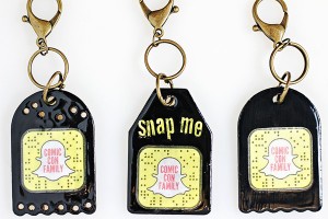 DIY Snapchat Code Keychain - Craft Tutorial