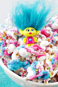 Trolls Movie Night Popcorn Recipe - Comic Con Family