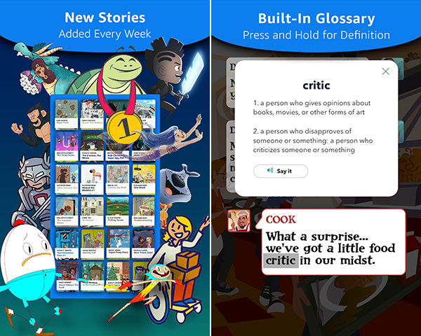 Amazon Rapids App: Unlimited Short Stories for Kids! - Comic Con Family