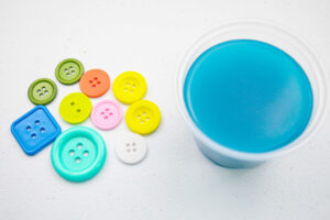 DIY Coraline Button Slime Recipe - Comic Con Family
